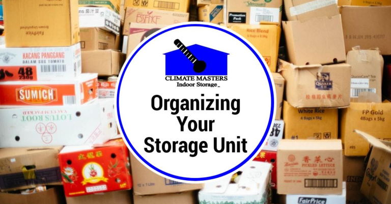 Organizing Your Storage Unit - Indoor Self-Storage, Summerville SC