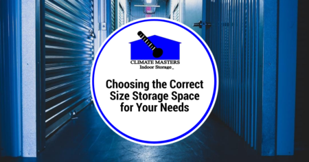Choosing the Correct Size Storage Space for Your Needs